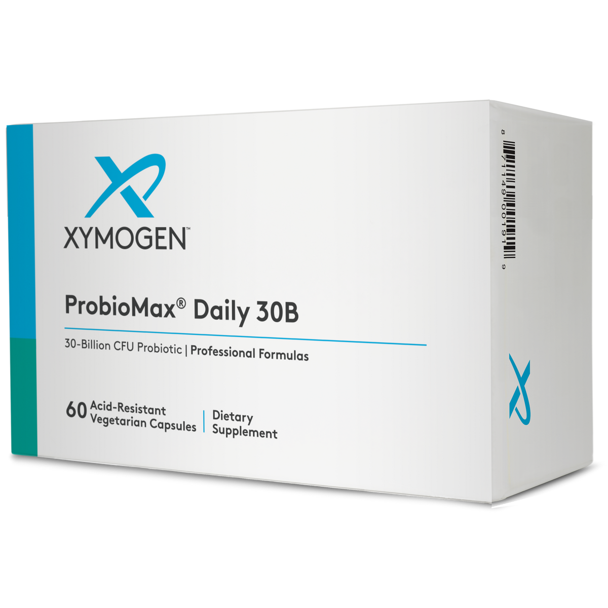 XYMOGEN ProbioMax Daily -30 Billion CFU Probiotic 60 Capsules — Hebron ...