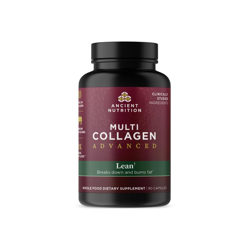 Ancient Nutrition Multi Collagen Advanced Lean with Probiotics 90 Caps ...