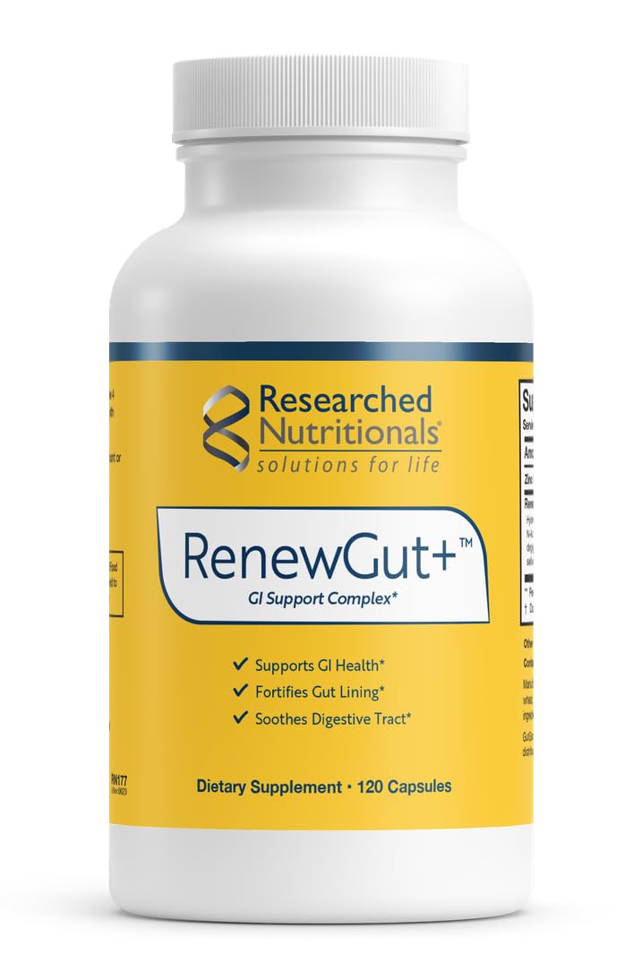Researched Nutritionals RenewGut+ 120 Capsules — Hebron Nutrition