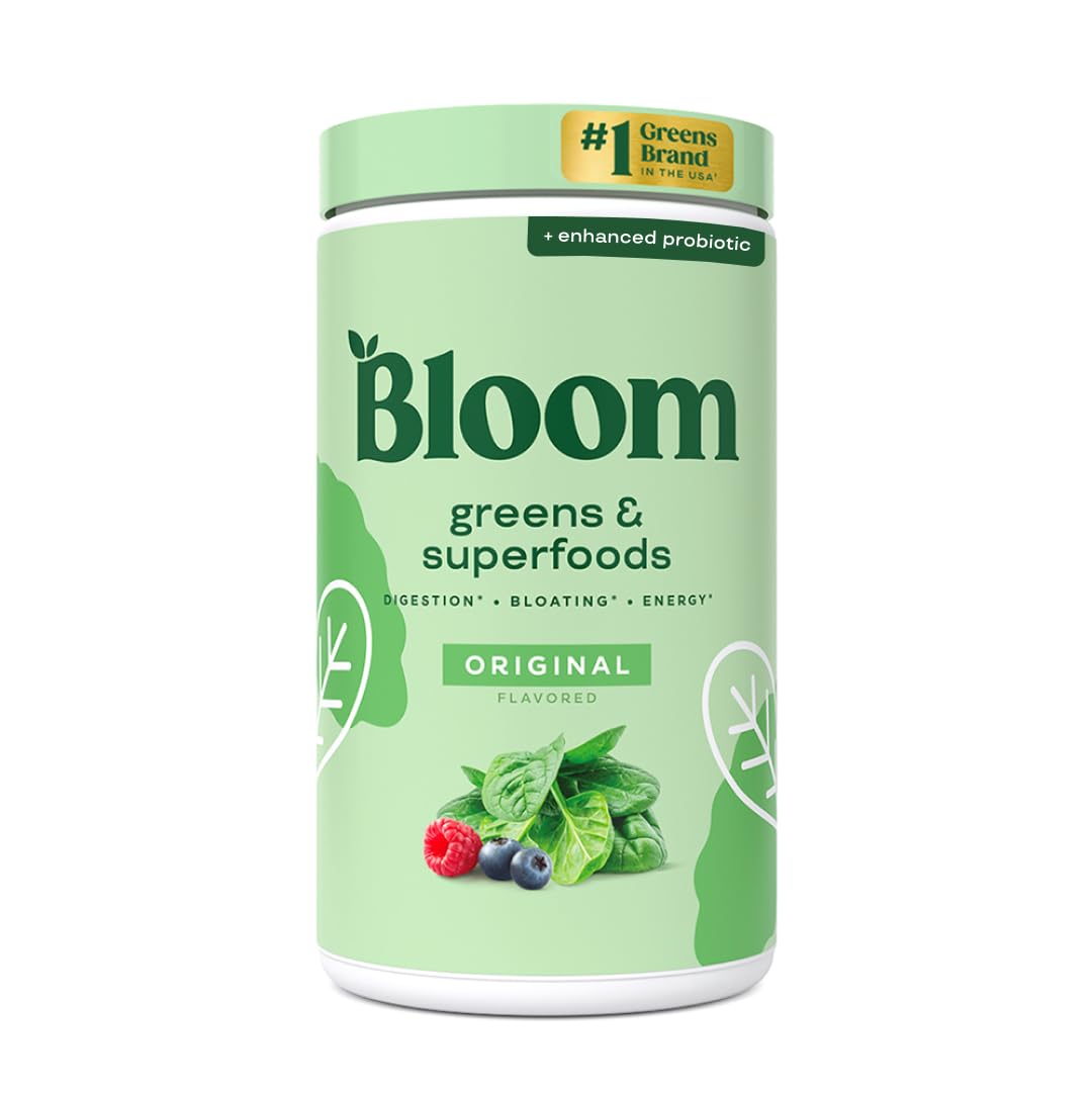 Bloom Nutrition Superfood Greens Powder 60 Serving Original — Hebron ...