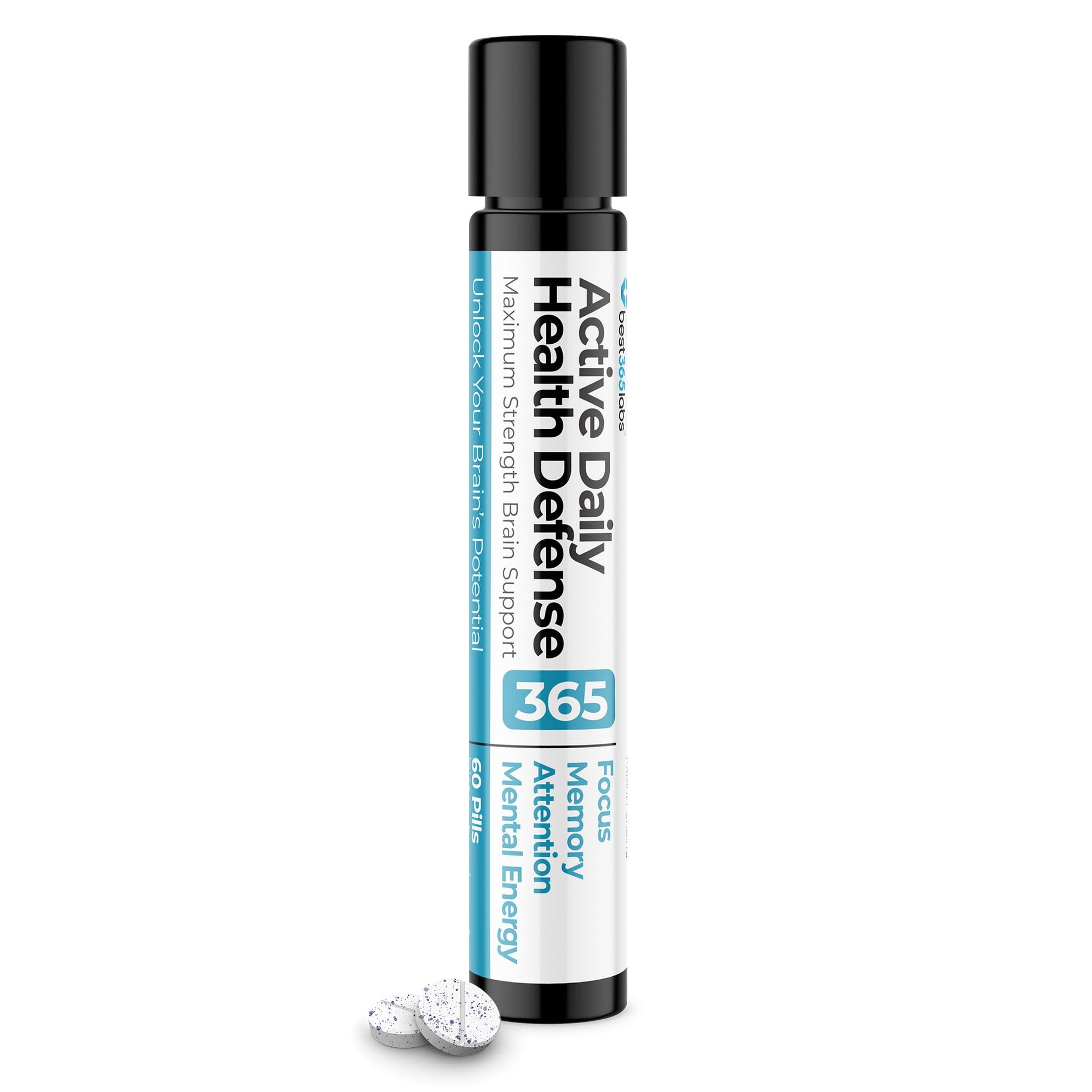 Best 365 Labs ADHD Maximum Strength Brain Support 60 Tablets — Hebron ...