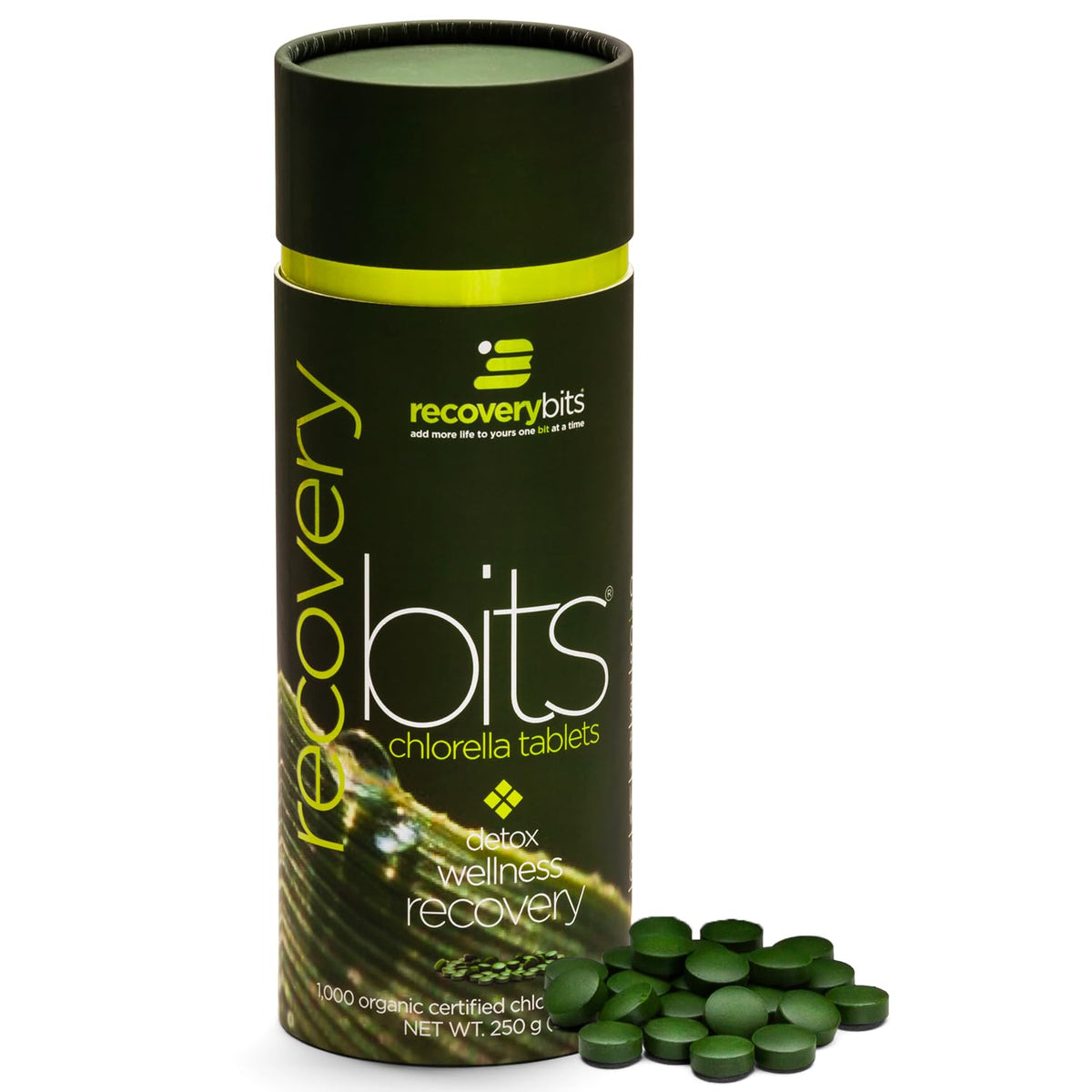 RECOVERYbits 有机小球藻片大罐 1000 片 — Hebron Nutrition