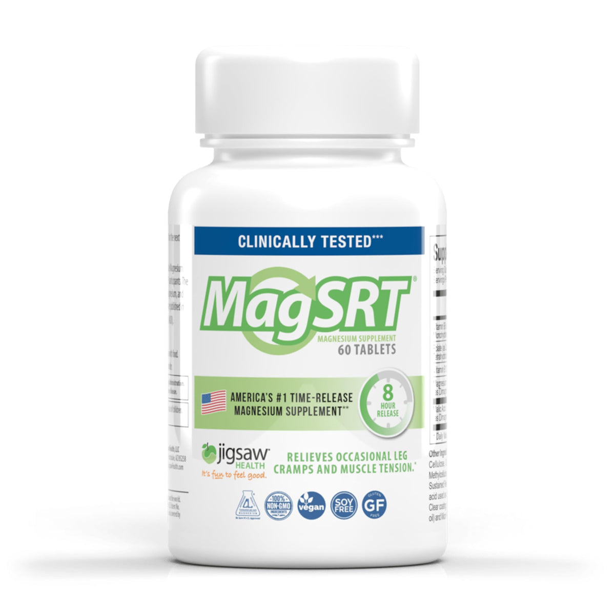Jigsaw Health MAG SRT Magnesium Supplement 60 Tablets — Hebron Nutrition