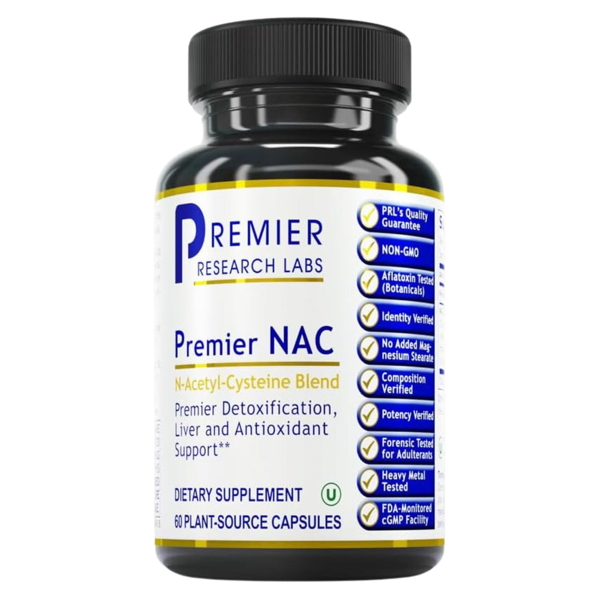 Premier Research Labs Premier NAC 60 Veg Capsules — Hebron Nutrition
