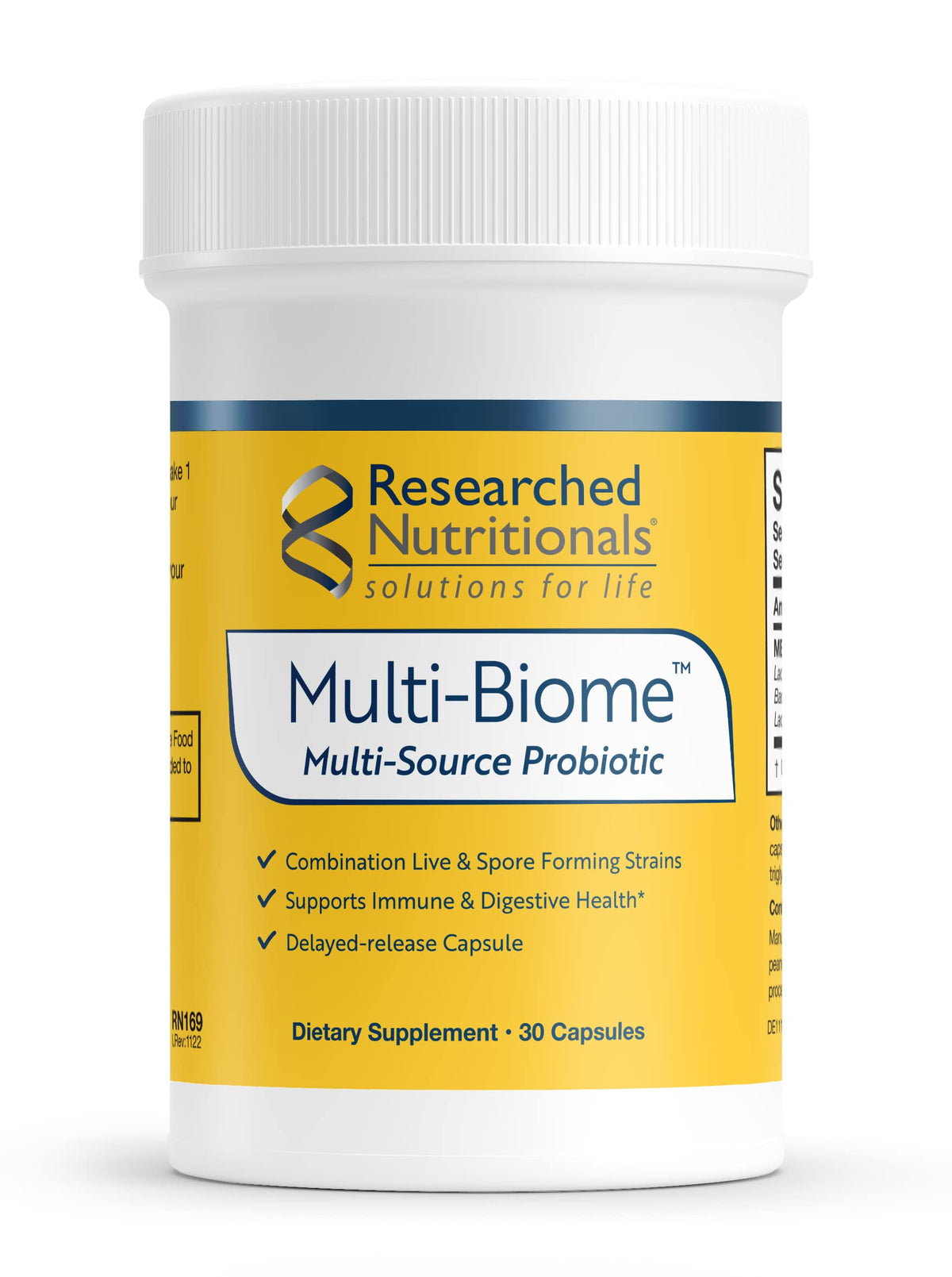 Researched Nutritionals Multi-Biome - Probiotico Vivo e Basato su Spore ...