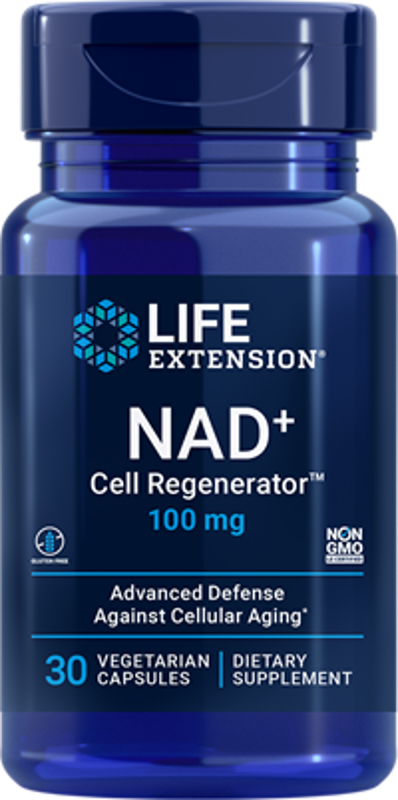 Life Extension NAD Plus Cell Regenerator 100mg 30 Caps — Hebron Nutrition