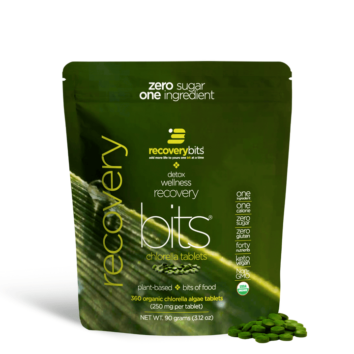 RECOVERYbits® Chlorella Tablets Small Bag 360 count — Hebron Nutrition