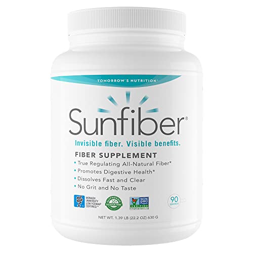 Tomorrow's Nutrition Sunfiber 90 Servings Soluble Prebiotic Fiber ...