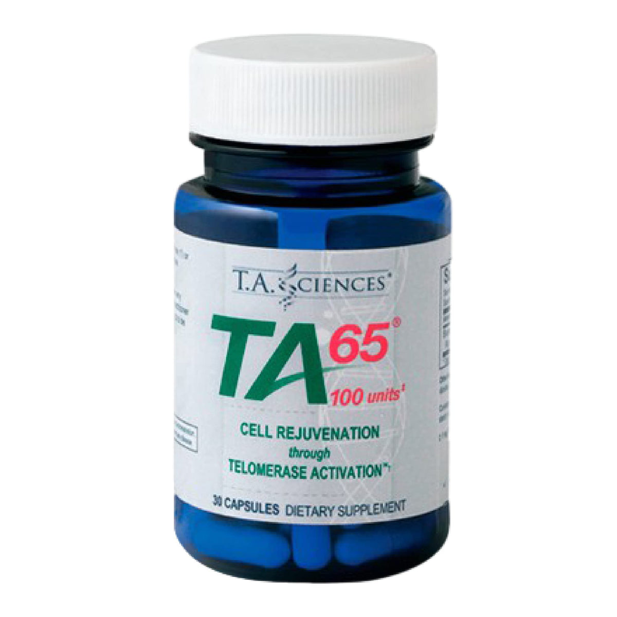 T.A. Sciences TA-65 Telomerase Activation 30 Capsules — Hebron Nutrition